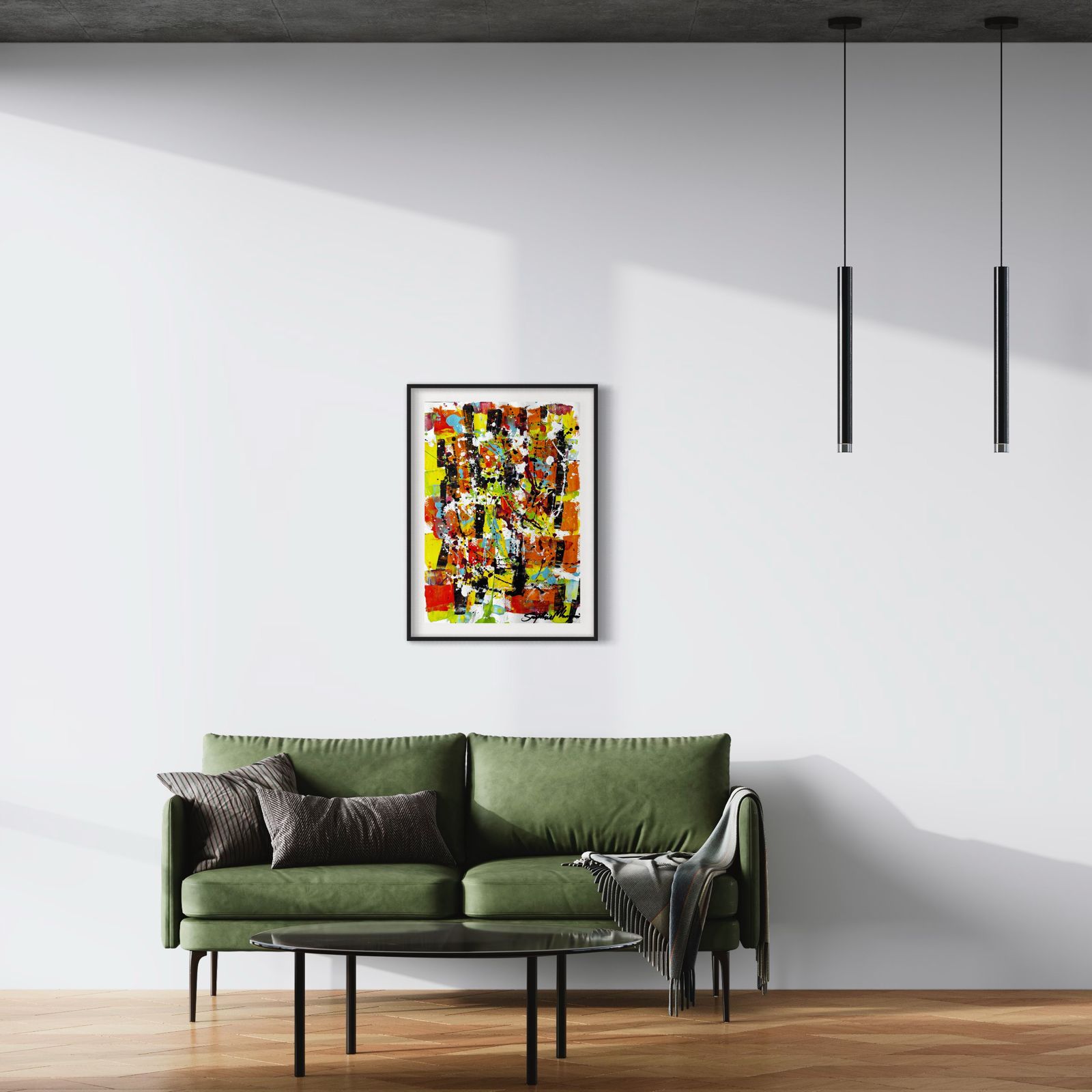 Colourful Abstraction – Forest Art & Frame cc